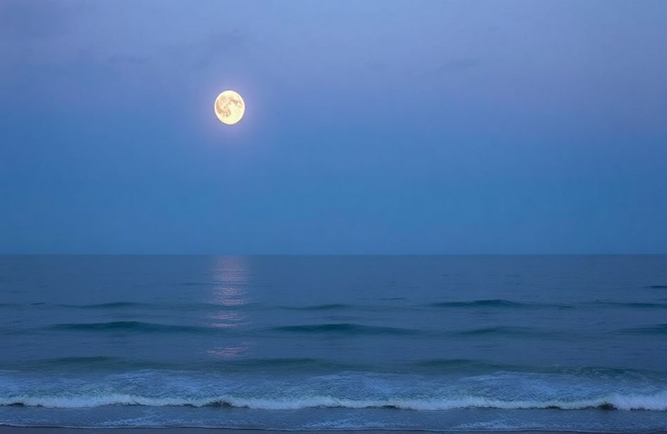 🔥 Free Download Moon Over Ocean Wallpaper by @spatel | WallpaperSafari