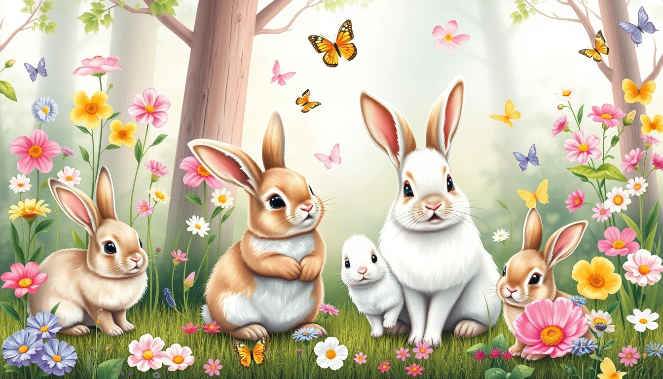 🔥 Free Download Cute Bunnies Wallpaper by @cleach | WallpaperSafari
