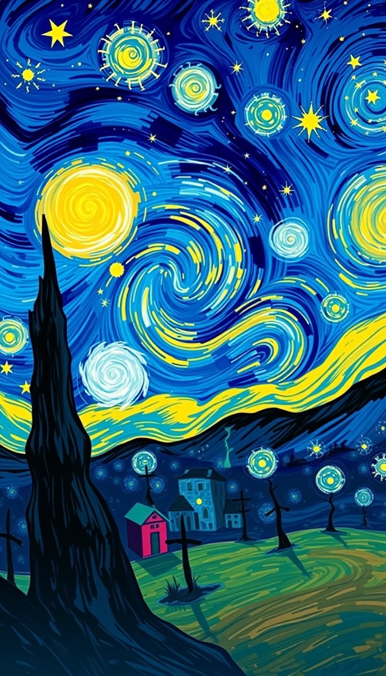 🔥 Free Download Starry Night Phone Wallpaper by @courtneys ...