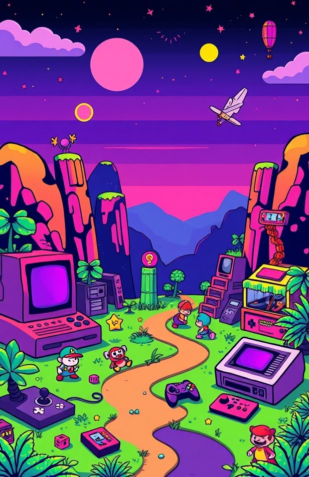 🔥 Free Download Hd Retro Gaming Wallpaper by @rhondanoble | WallpaperSafari