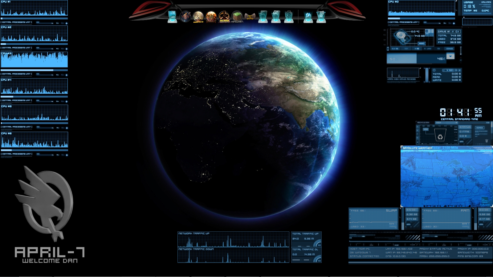 Free download Cys High Tech Desktop theme by CyrusDrakain [1600x900 ...