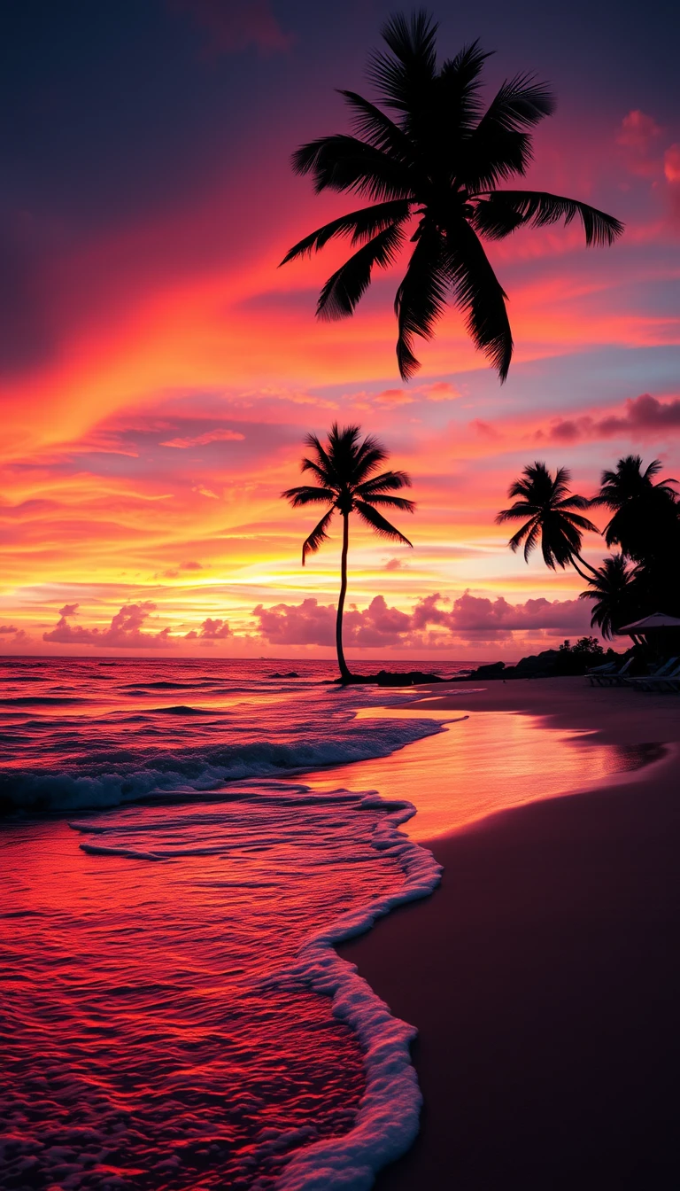 🔥 Free Download Tropical Beach Sunset Wallpaper by @christopherj | WallpaperSafari