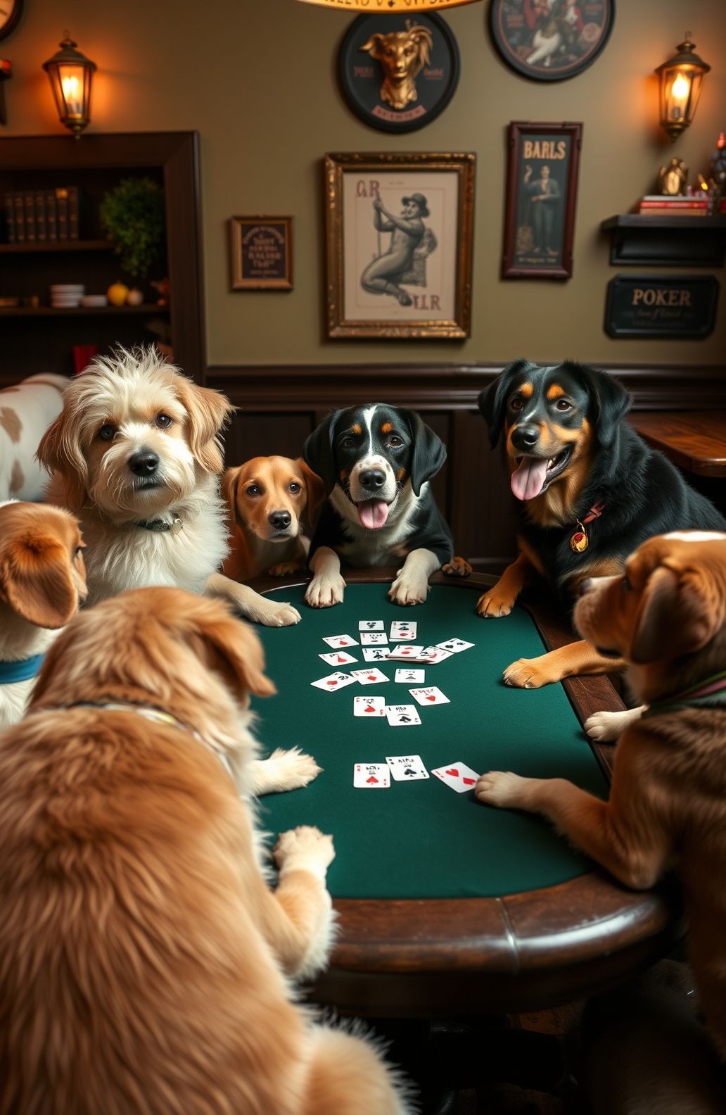 🔥 Free Download Dogs Playing Poker Wallpaper by @jamiebyrd ...