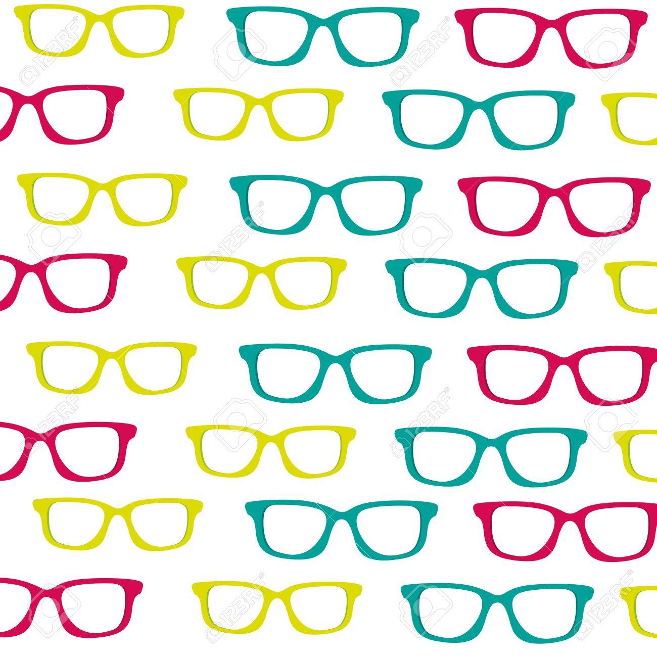 Free download Background Of Small Colored Glasses Silhouettes Isolated ...