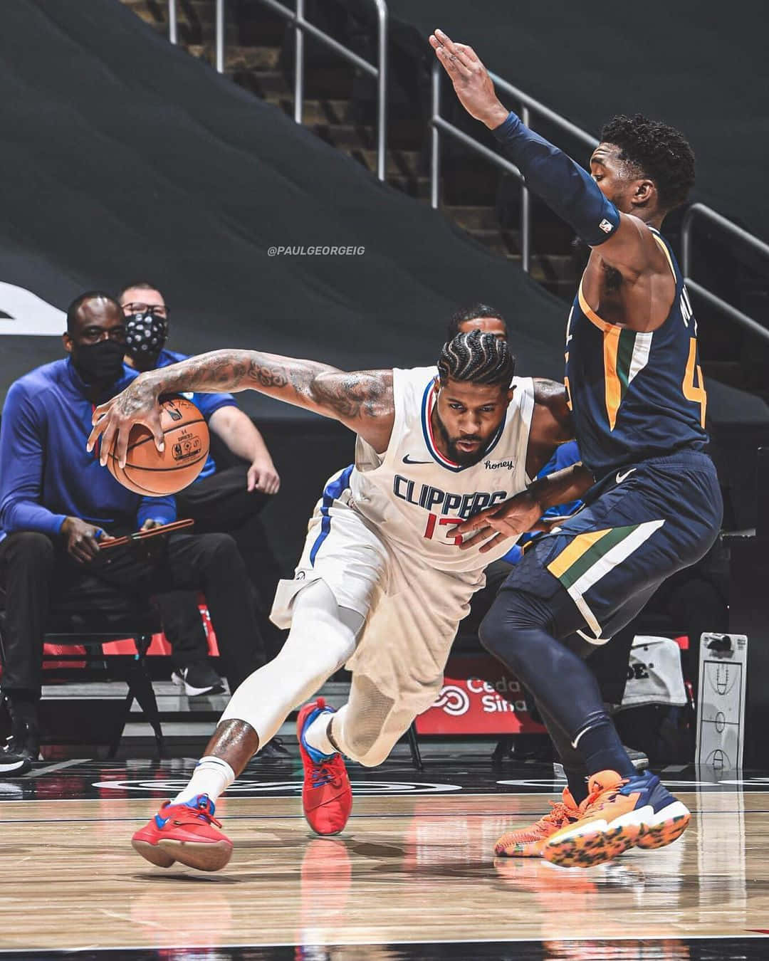🔥 Free Download Paul George Makes History In Los Angeles Clippers Win ...