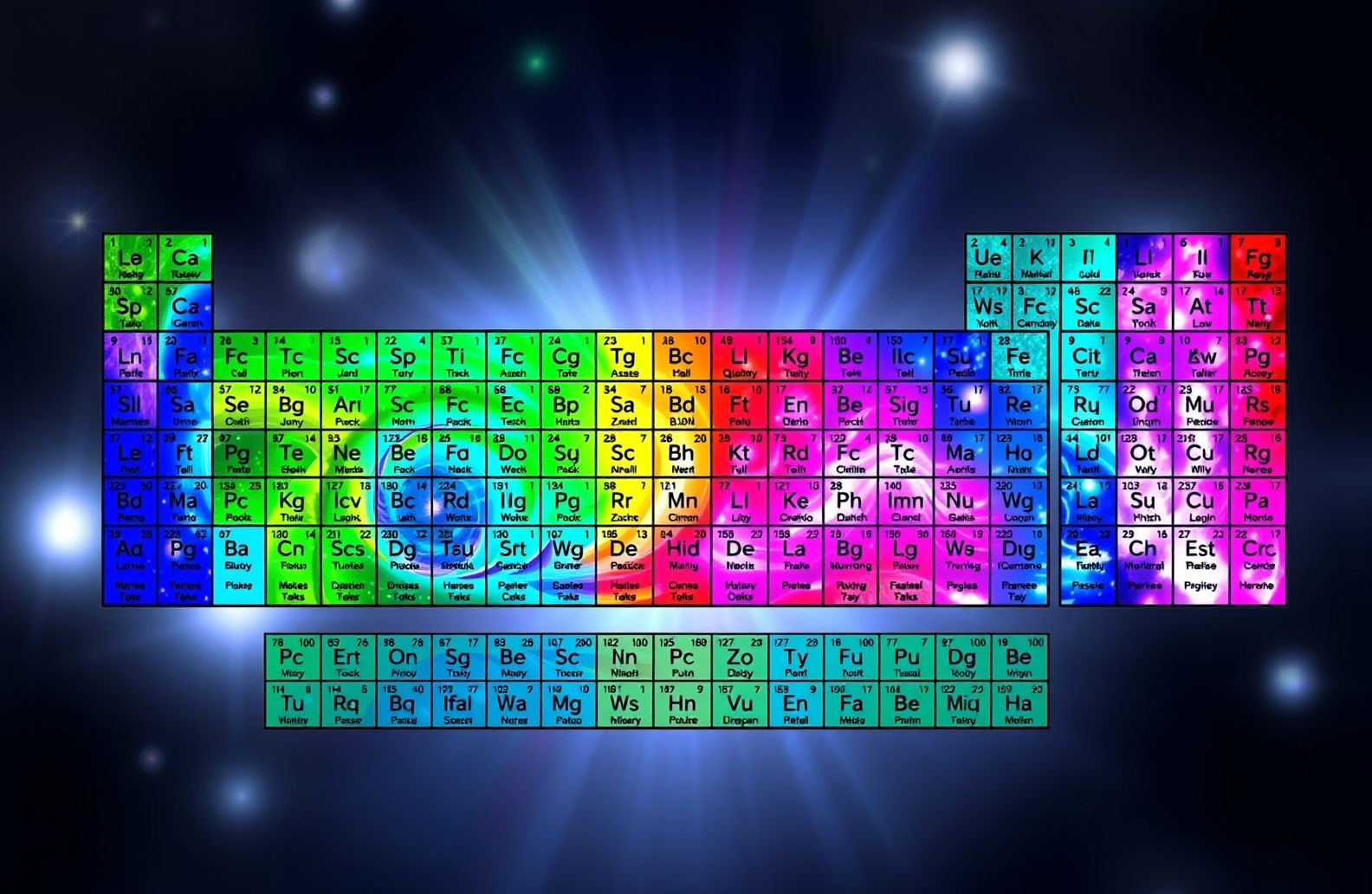 Periodic Table Wallpaper 1366x768