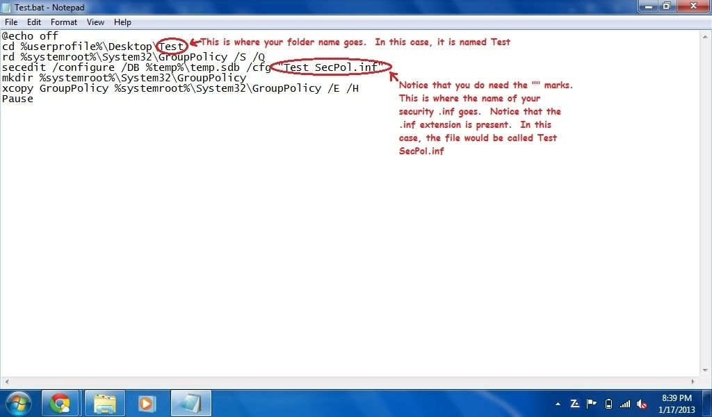 Free download attachment to this step add this batch file to your ...
