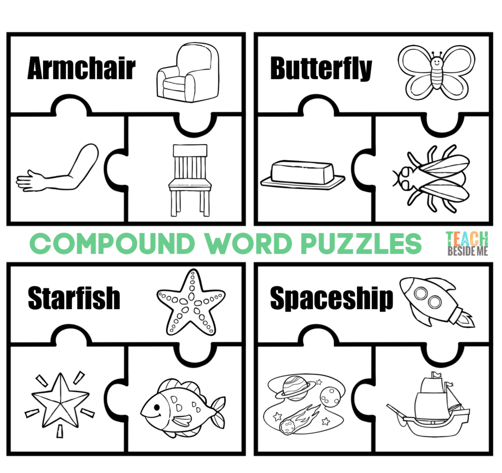 🔥 Free Download Compound Words Foldable And Puzzles Teach Beside Me by ...