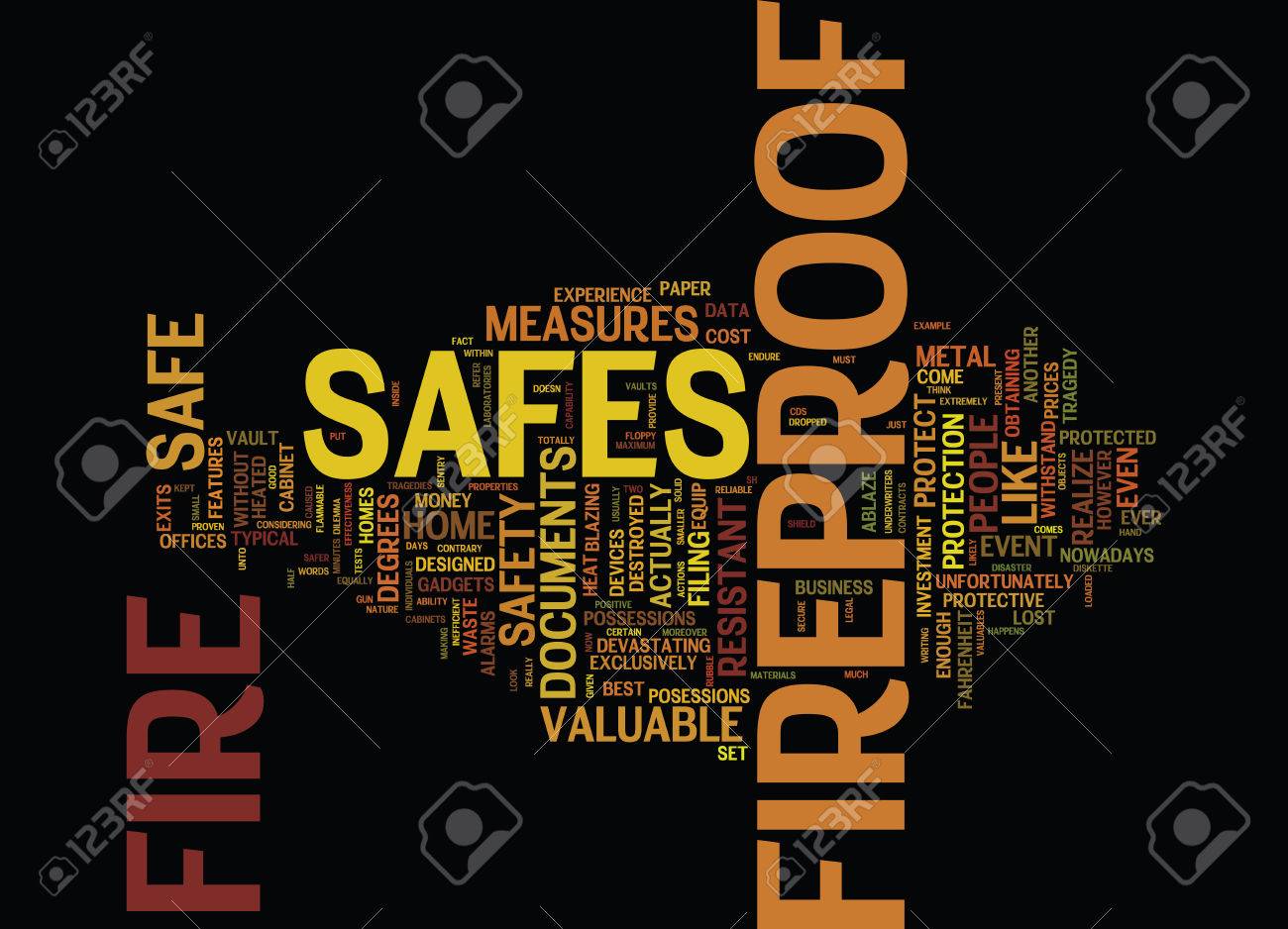Free download FIREPROOF SAFES FOR A SAFER FUTURE Text Background Word ...