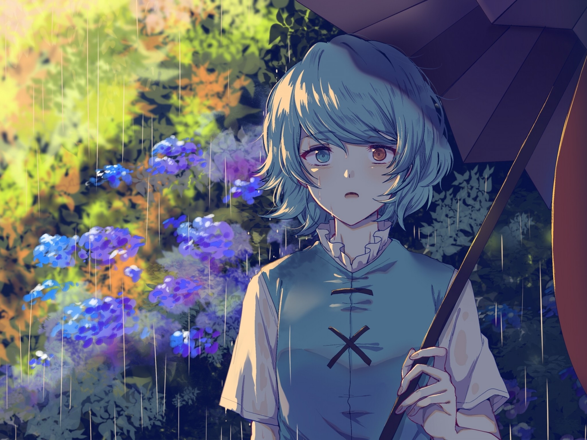 🔥 Free Download Tatara Kogasa Touhou Raining Umbrella by @michellecook ...