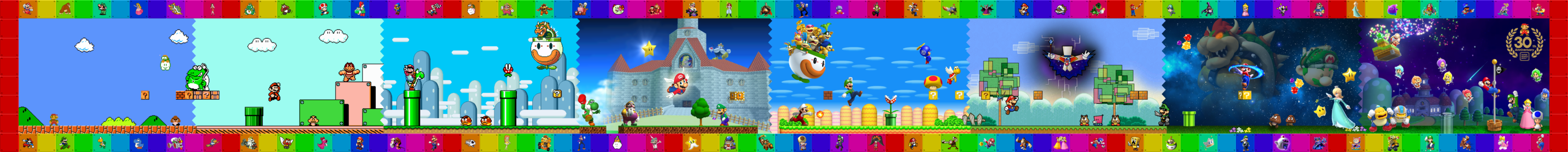 Super Mario Wallpaper Border