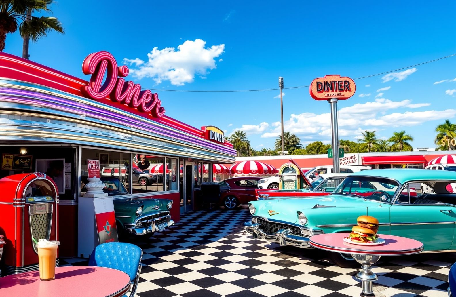 🔥 Free Download 50s Diner Image Picture Code by @jerryc93 | WallpaperSafari