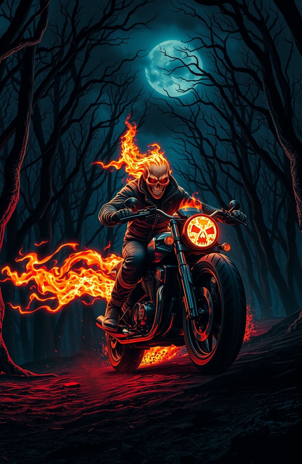🔥 Free Download Ghost Rider Bike Wallpaper by @tamarap98 | WallpaperSafari