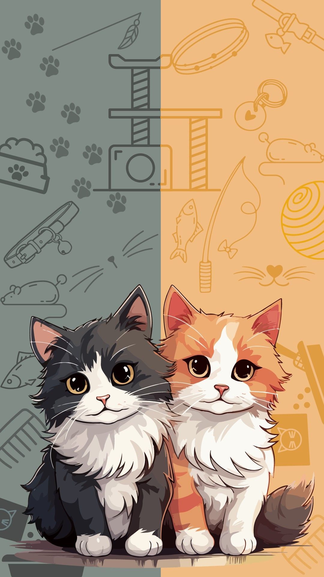 🔥 [50+] Anime Cat Wallpapers | WallpaperSafari