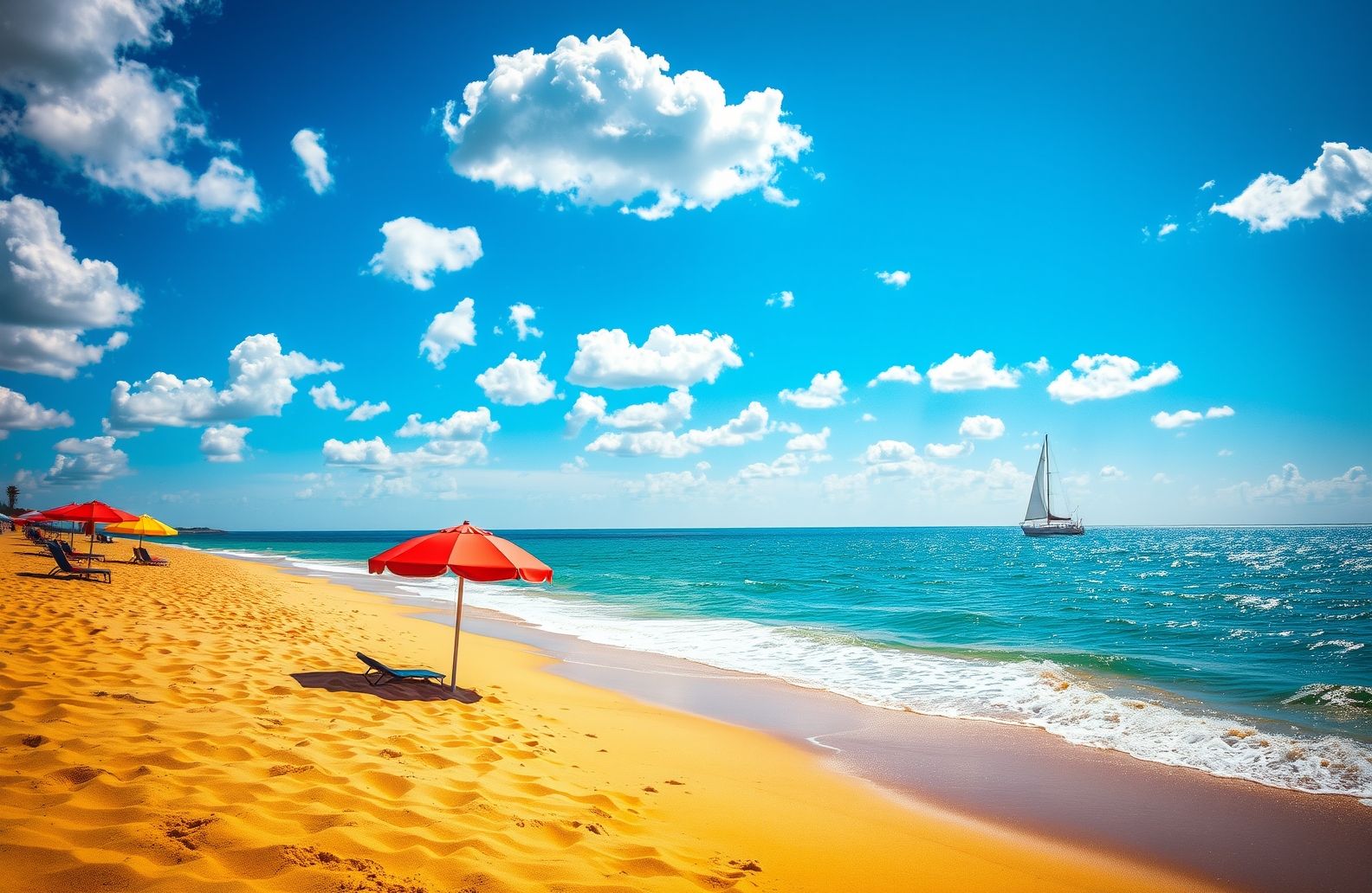 🔥 Free Download Sunny Beach Wallpaper by @bradg | WallpaperSafari