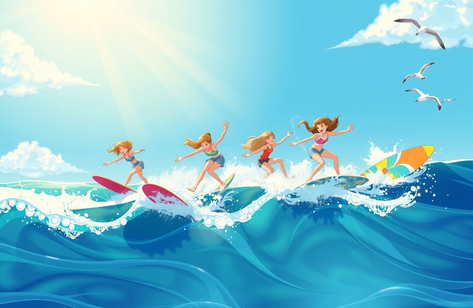 🔥 [50+] Girls Surfing Wallpapers | WallpaperSafari