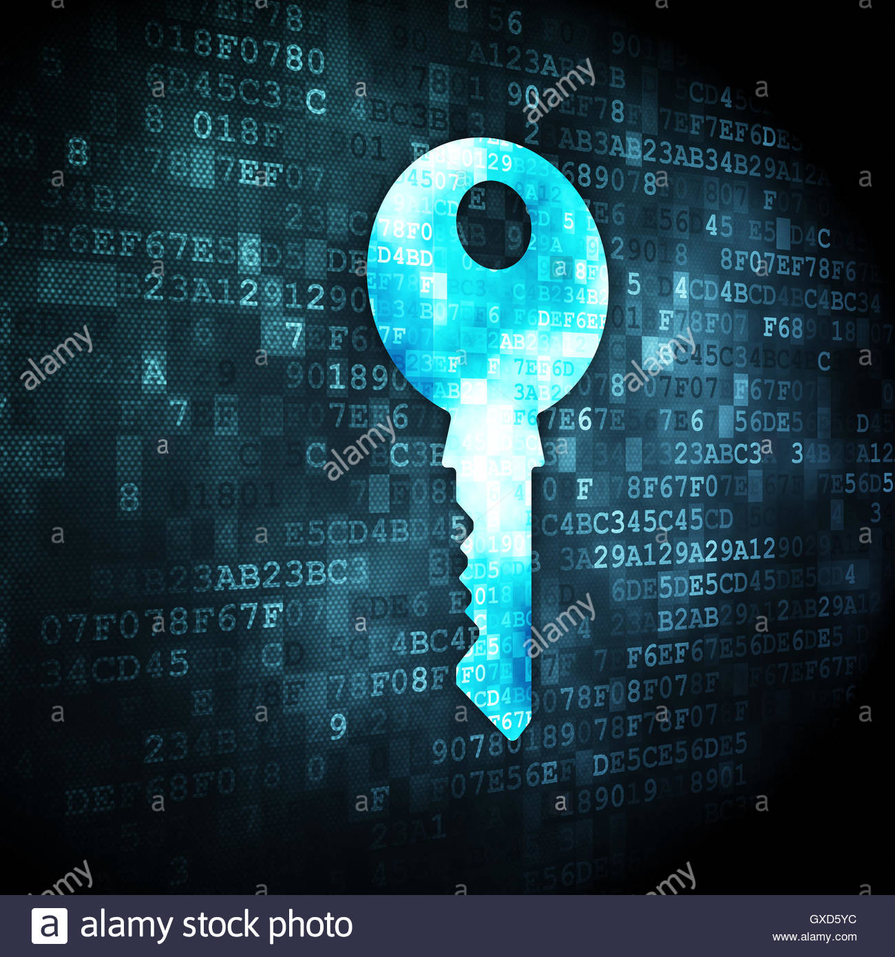 🔥 Free download Safety concept Key on digital background Stock Photo ...