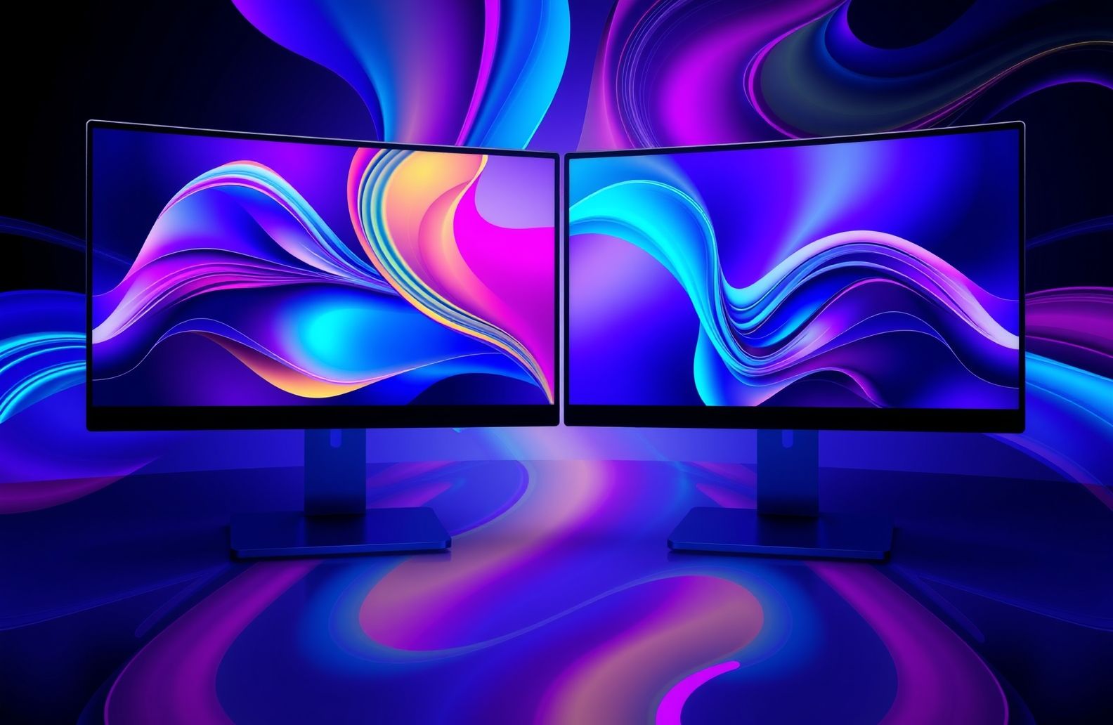 🔥 Free Download Abstract Dual Monitor Wallpaper by @michelleblake | WallpaperSafari