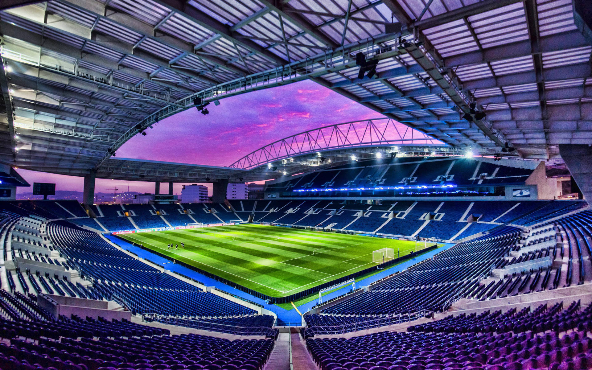 🔥 Free Download Top Of The Part Anfield Soccer Stadium Stand With Red ...