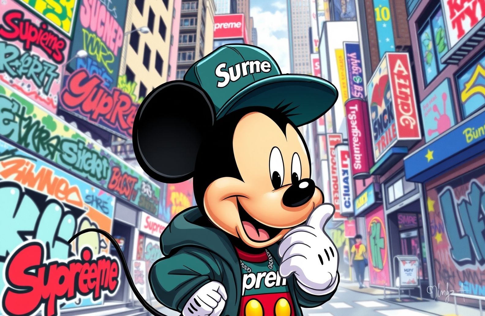 🔥 Free Download Supreme Mickey Mouse Wallpaper by @laurief ...