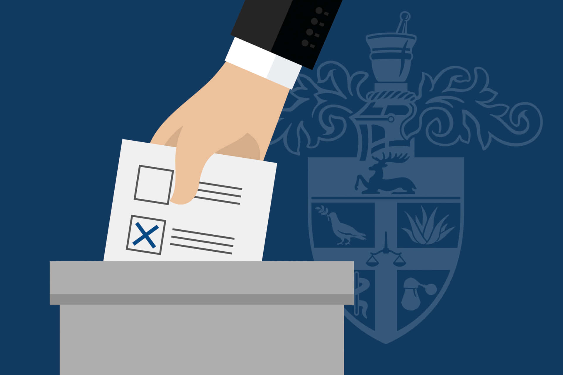 🔥 Free Download Election Background With Ribbon And Ballot Box ...