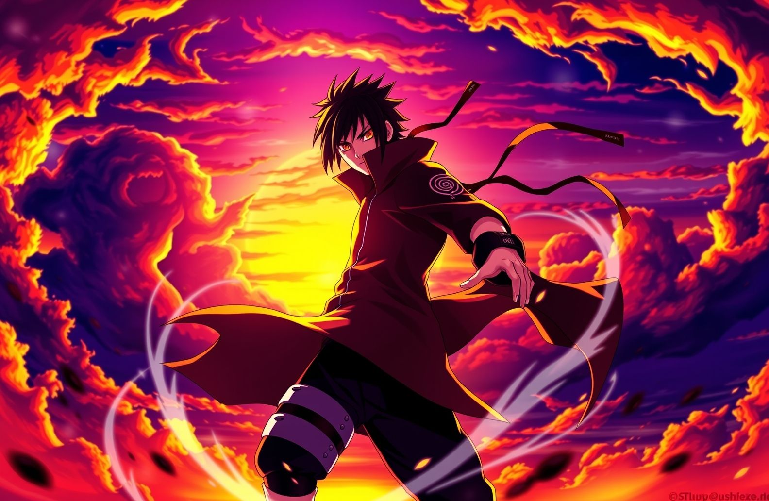 🔥 Free Download Shisui Uchiha Mangekyo Sharigan Crow 4k Wallpaper by ...