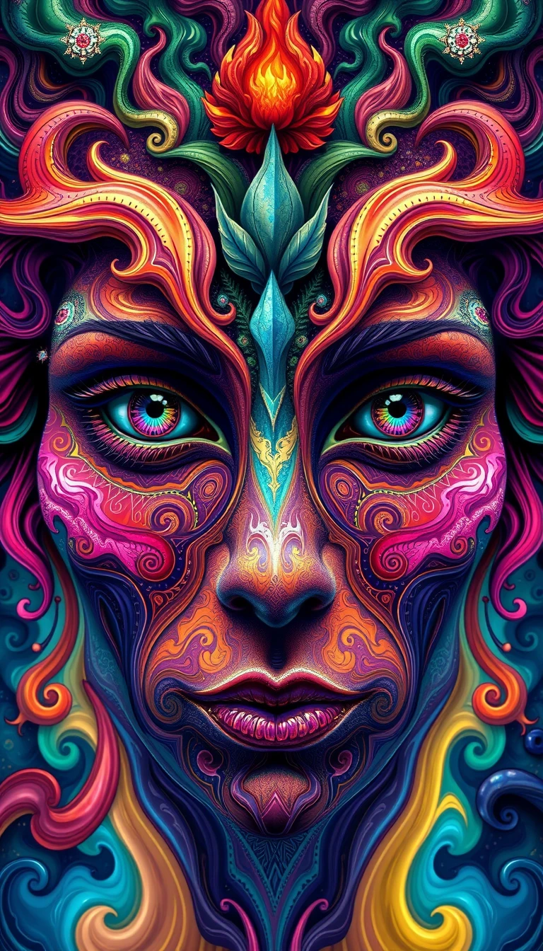 🔥 [40+] Trippy Face Wallpapers | WallpaperSafari