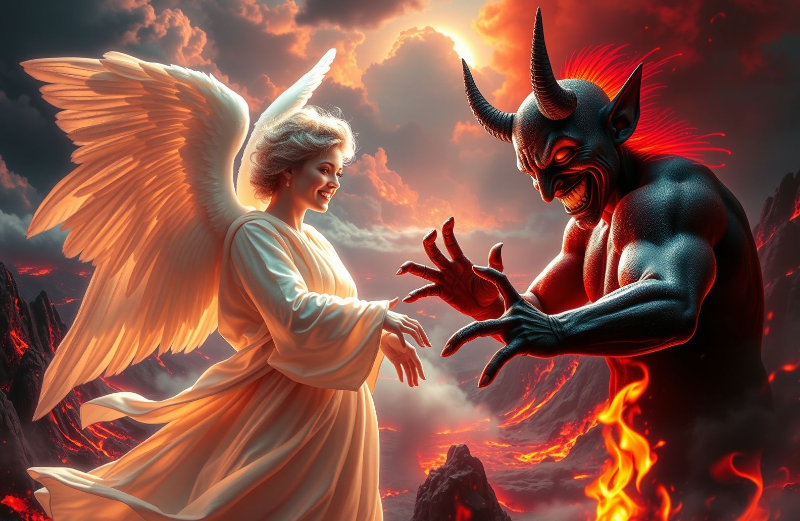 🔥 Free Download Angel And Devil Wallpaper by @kyles21 | WallpaperSafari
