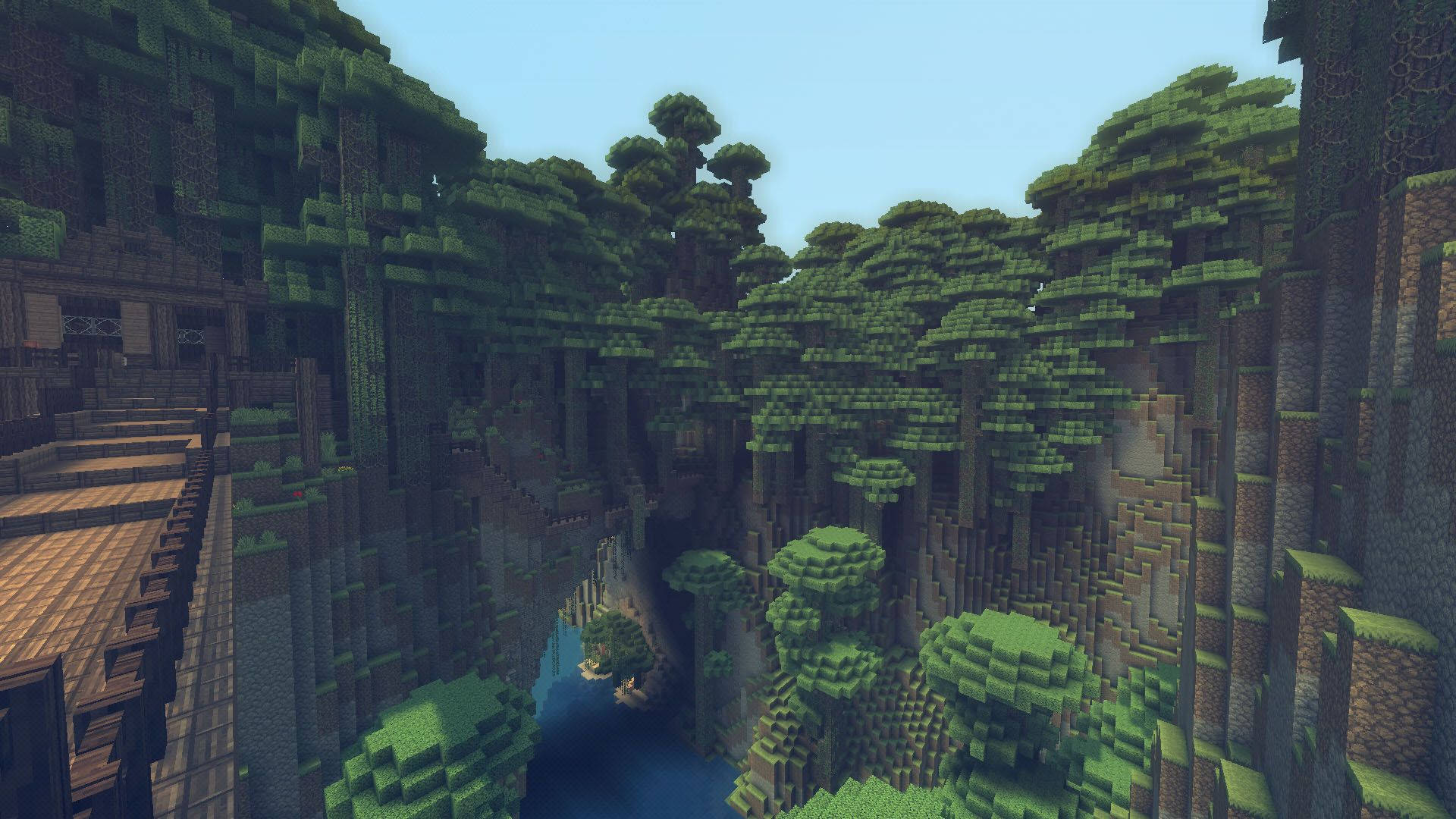 🔥 Free Download Minecraft Landscape Wallpaper by @aaronsantos ...