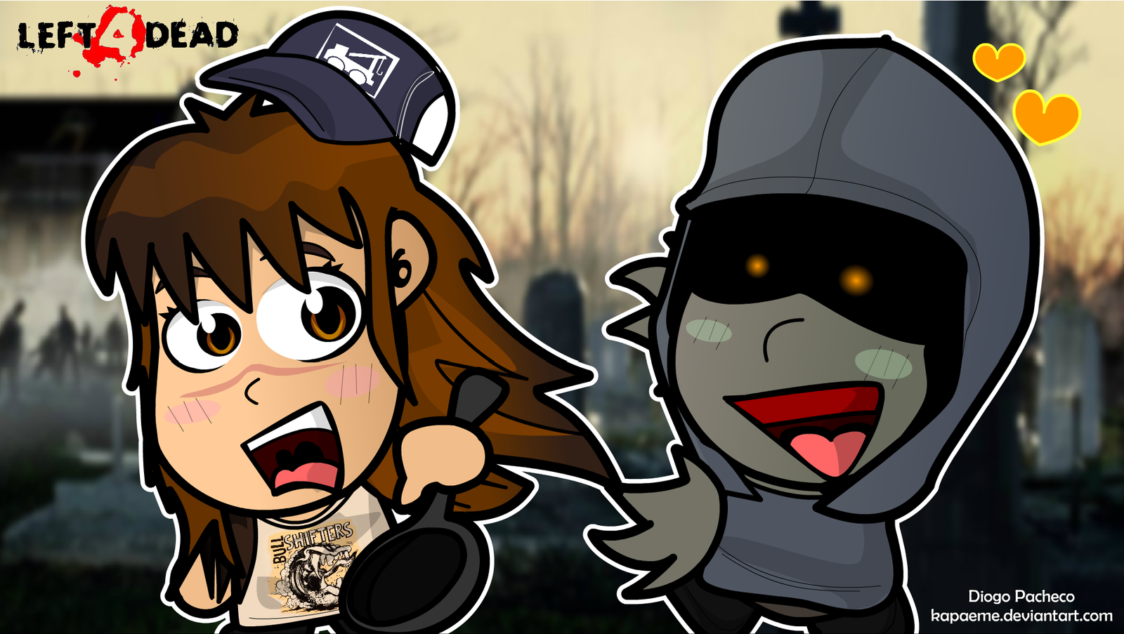 🔥 Free Download Chibi Hunter l4d Wallpaper By Kapaeme | WallpaperSafari