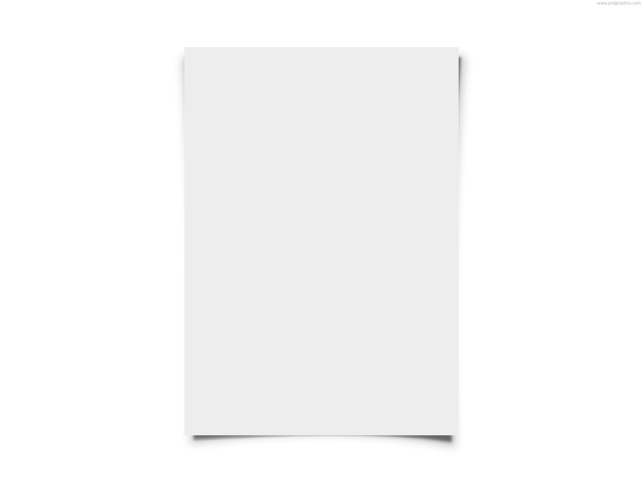 Free Download Blank White Paper PSDGraphics 1280x960 For Your Desktop 