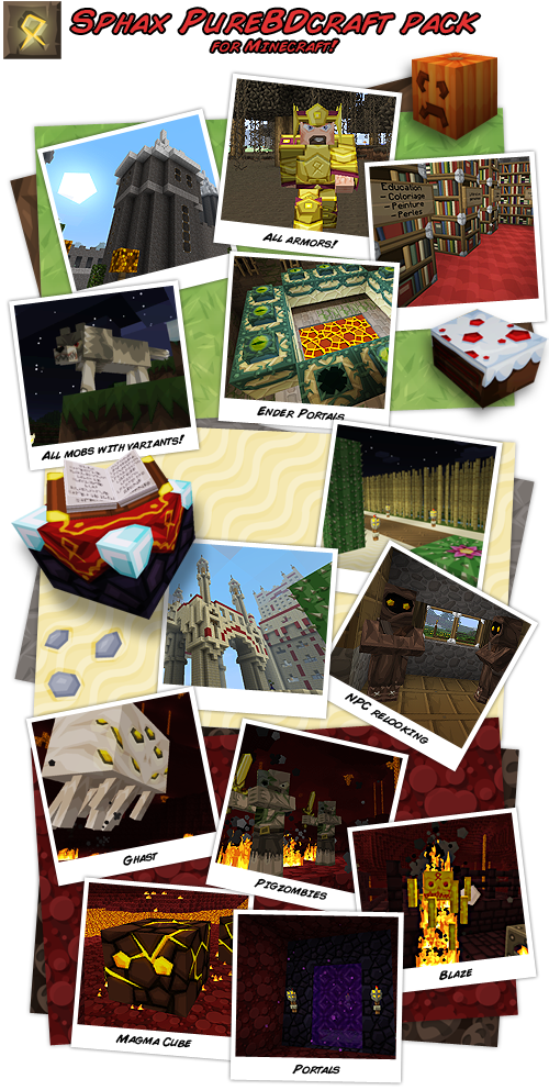 🔥 [50+] Minecraft Sphax Wallpapers | WallpaperSafari