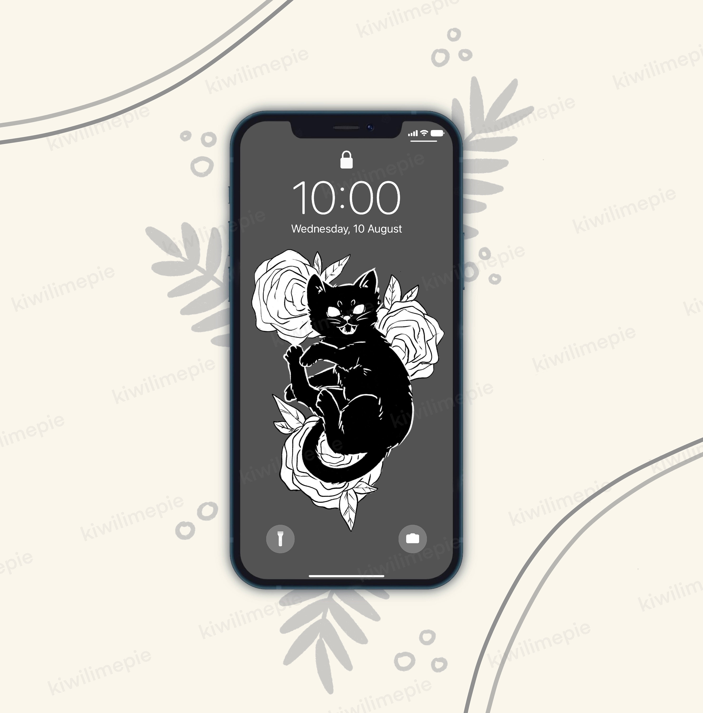 🔥 Download Black Cat iPhone X Wallpaper by @markbrown | Black Cat ...