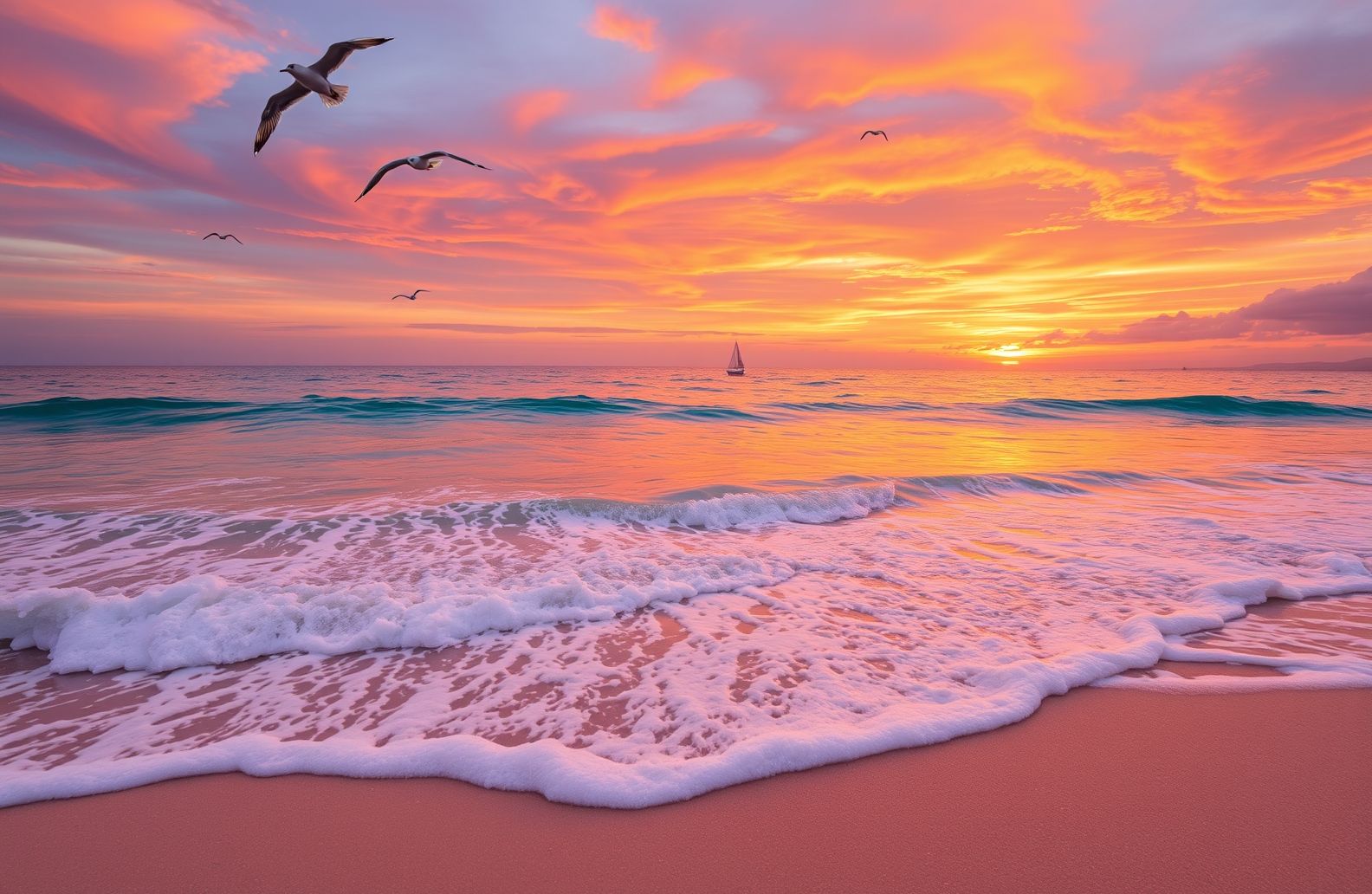 Sunset Ocean Live Wallpapers
