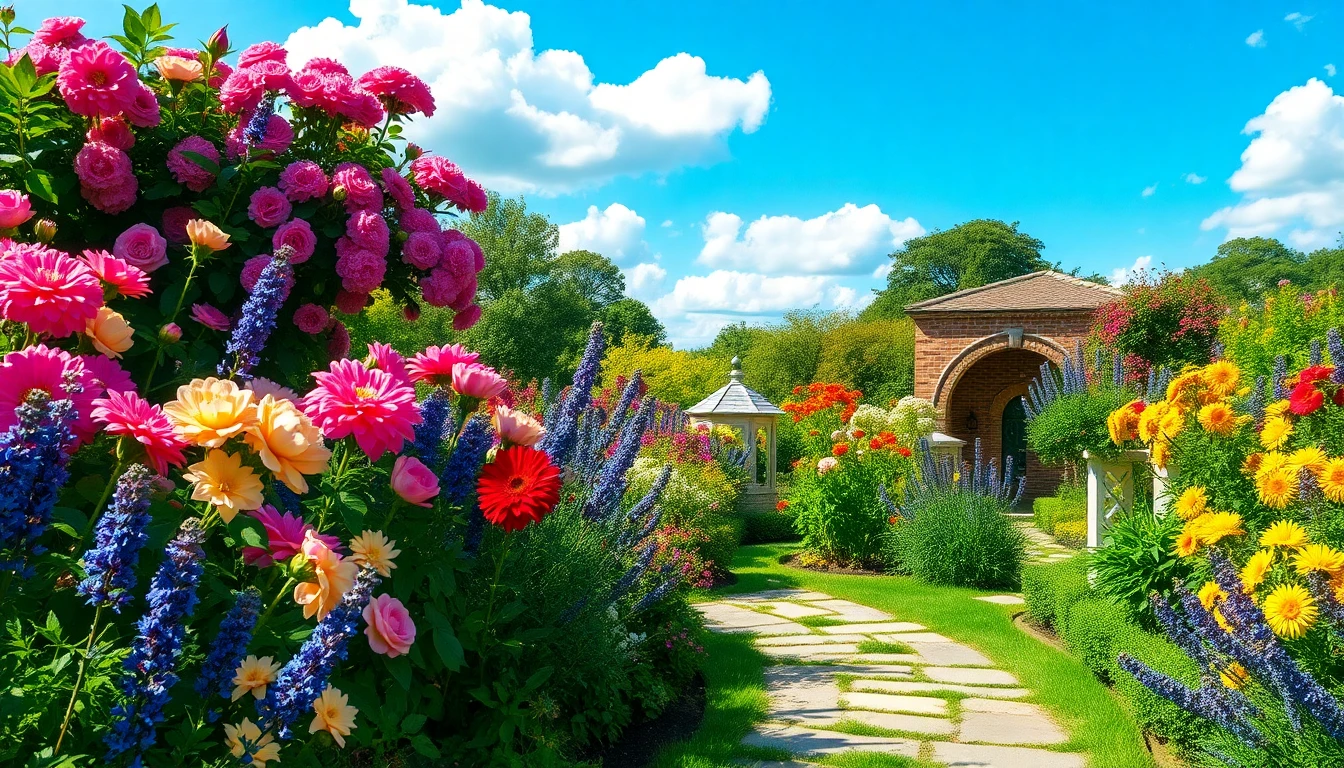 🔥 Free Download English Flower Garden Wallpaper by @amandas11 ...