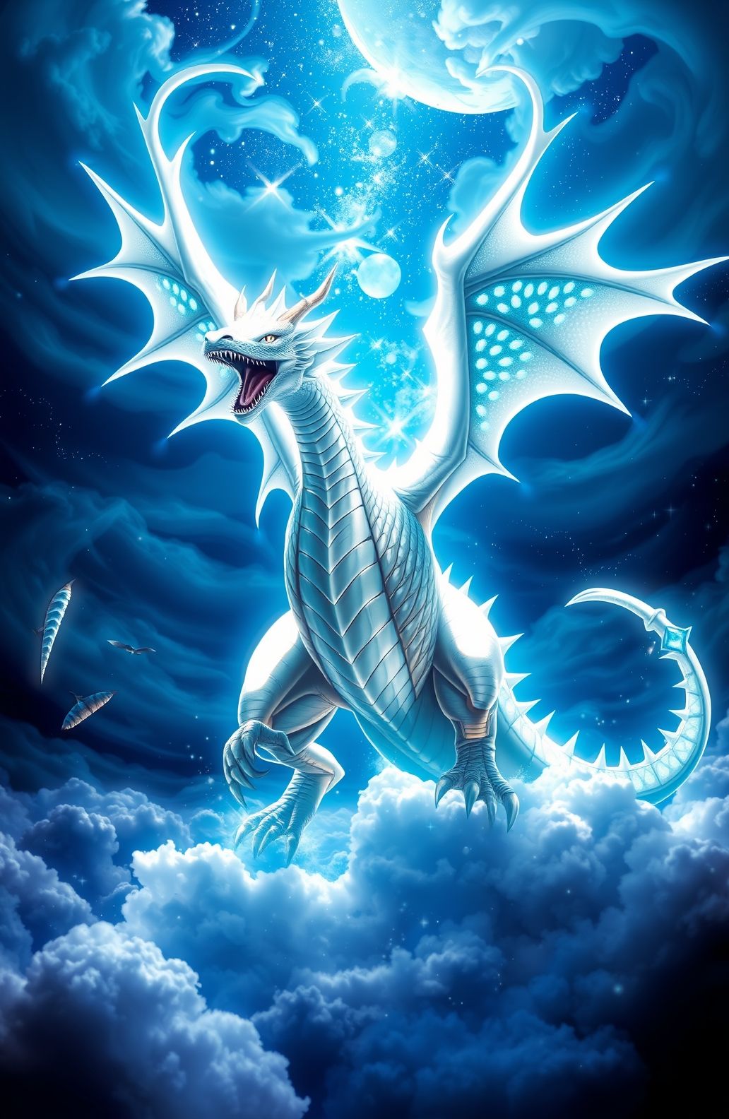🔥 Free Download Blue Eyes White Dragon Wallpaper by @bflowers | WallpaperSafari