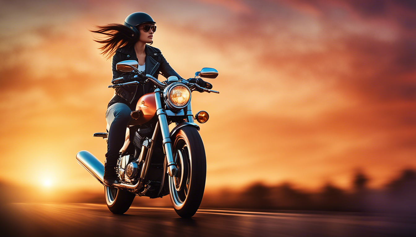 Motorcycle Girl Wallpaper 4k Hd