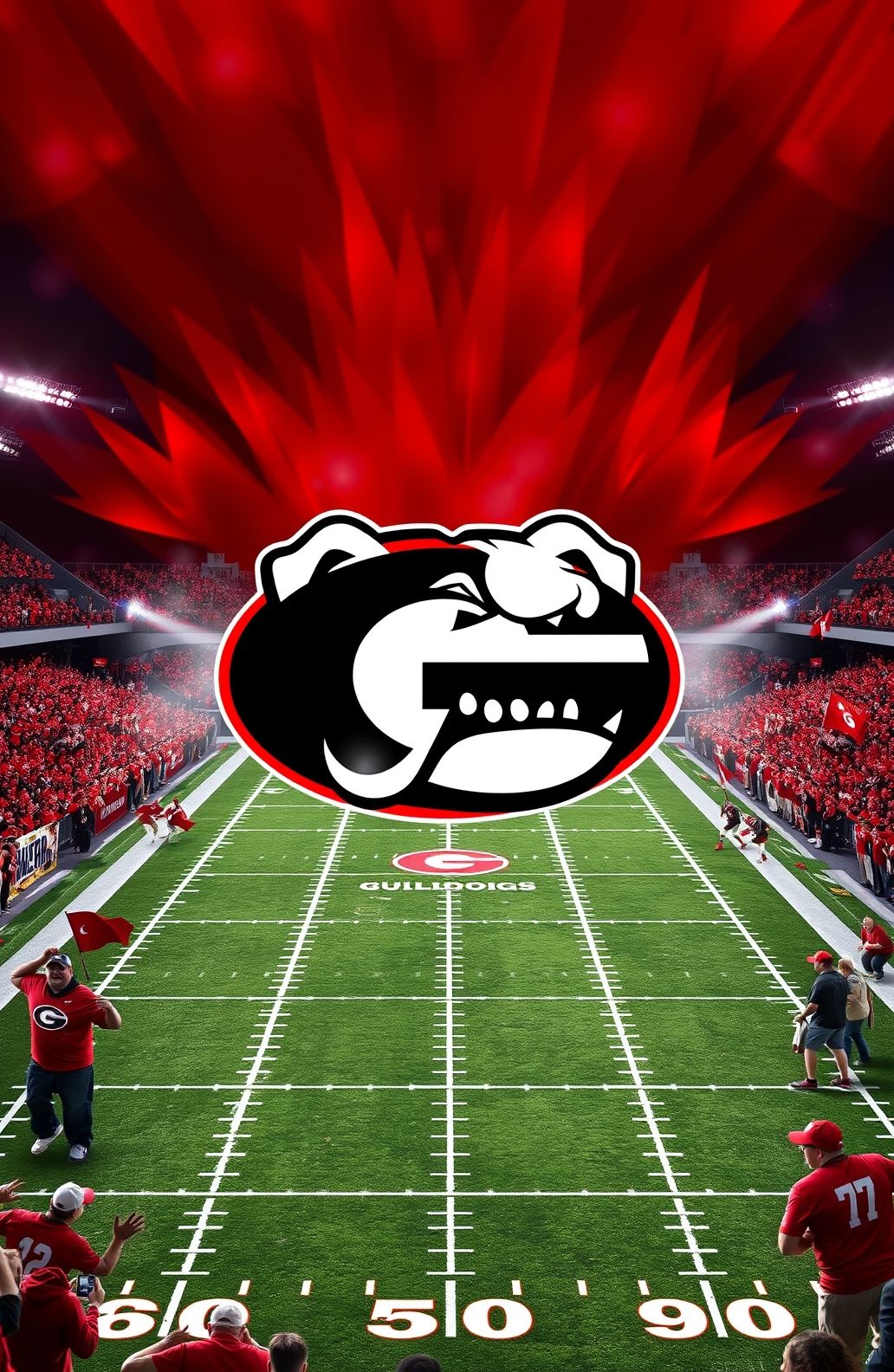 🔥 Free Download Georgia Bulldogs Wallpaper And Screensavers by ...
