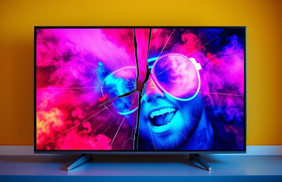 🔥 Free Download Cracked Tv Screen Prank Wallpaper by @noahbarnett ...