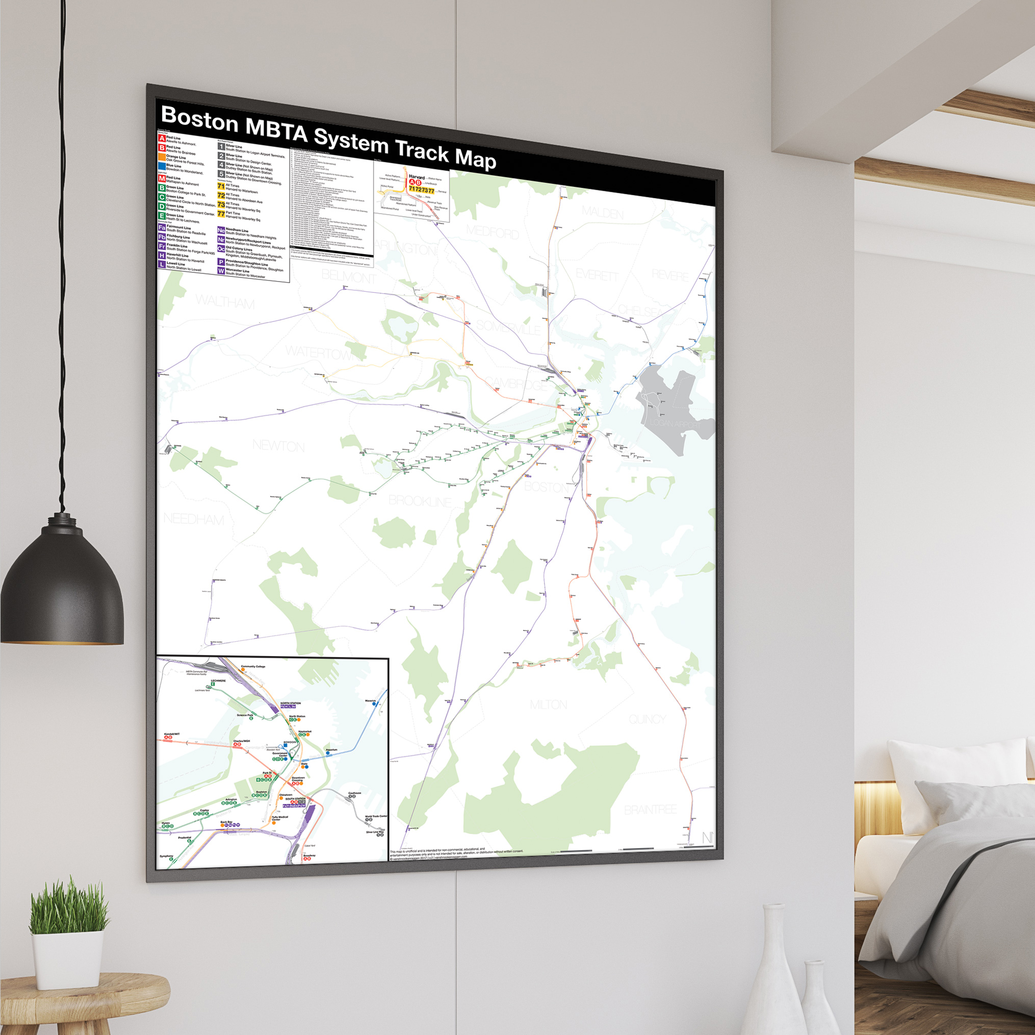 🔥 Free Download Boston Mbta System Track Map A Complete And ...