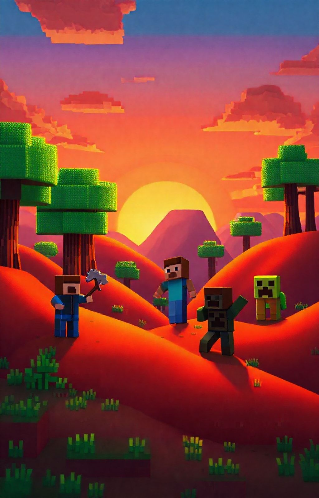 🔥 Free Download Minecraft Wallpaper For Tablet by @hannahd ...