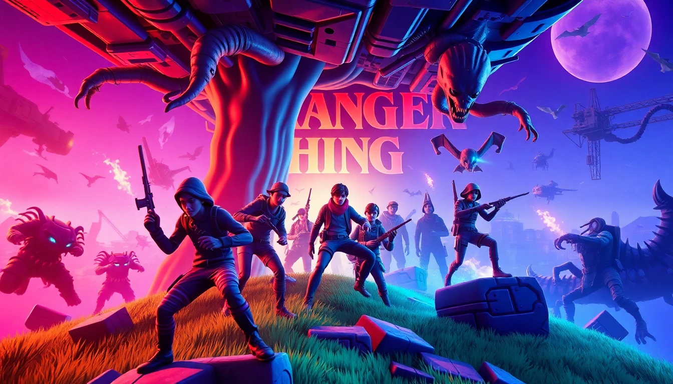 🔥 [50+] Fortnite X Stranger Things Wallpapers | WallpaperSafari
