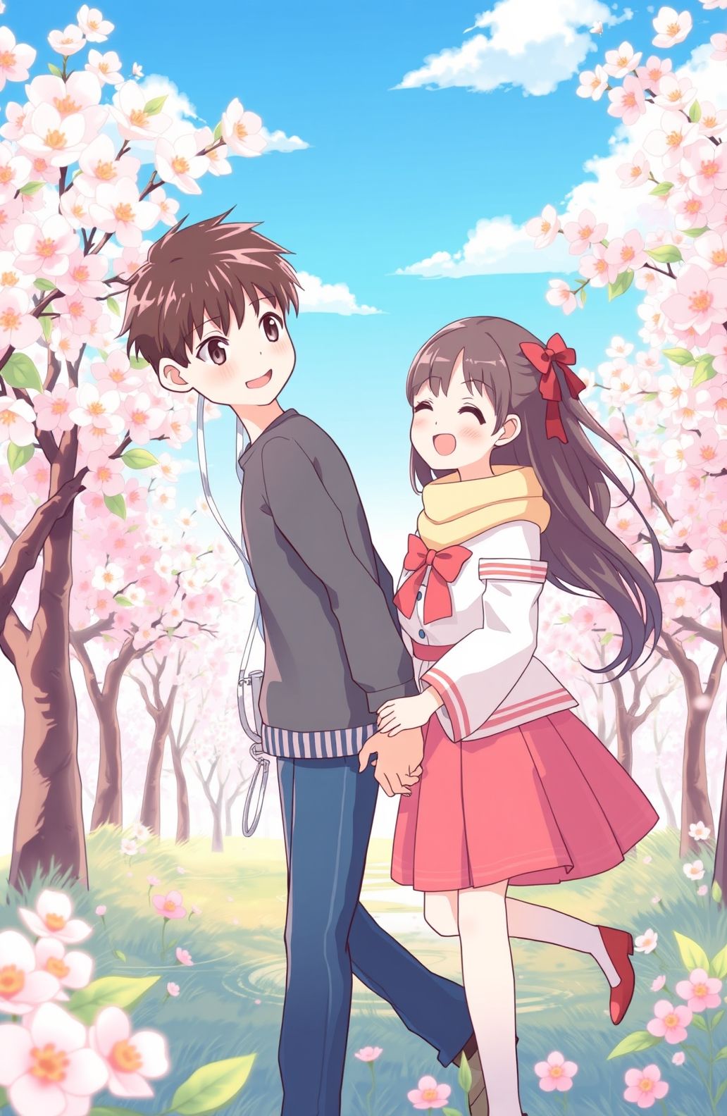🔥 Free Download Cute Anime Couple Wallpaper by @charlesc50 ...