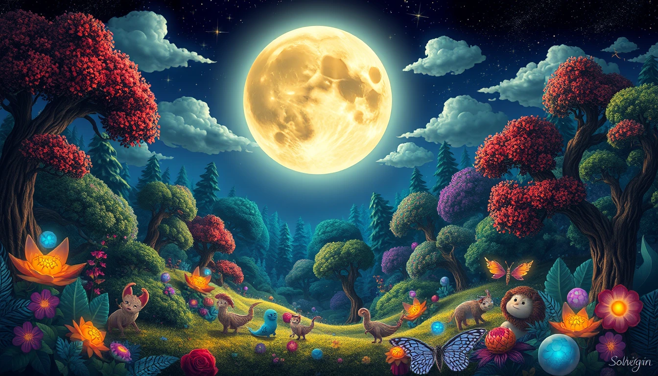 🔥 [40+] Fantasy Moon Wallpapers | WallpaperSafari