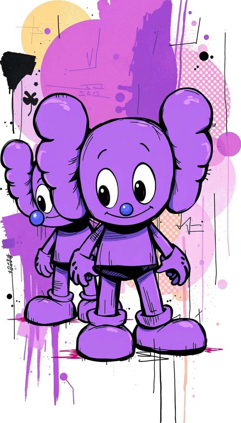 🔥 Free Download Kaws Purple Wallpaper by @dsingh | WallpaperSafari