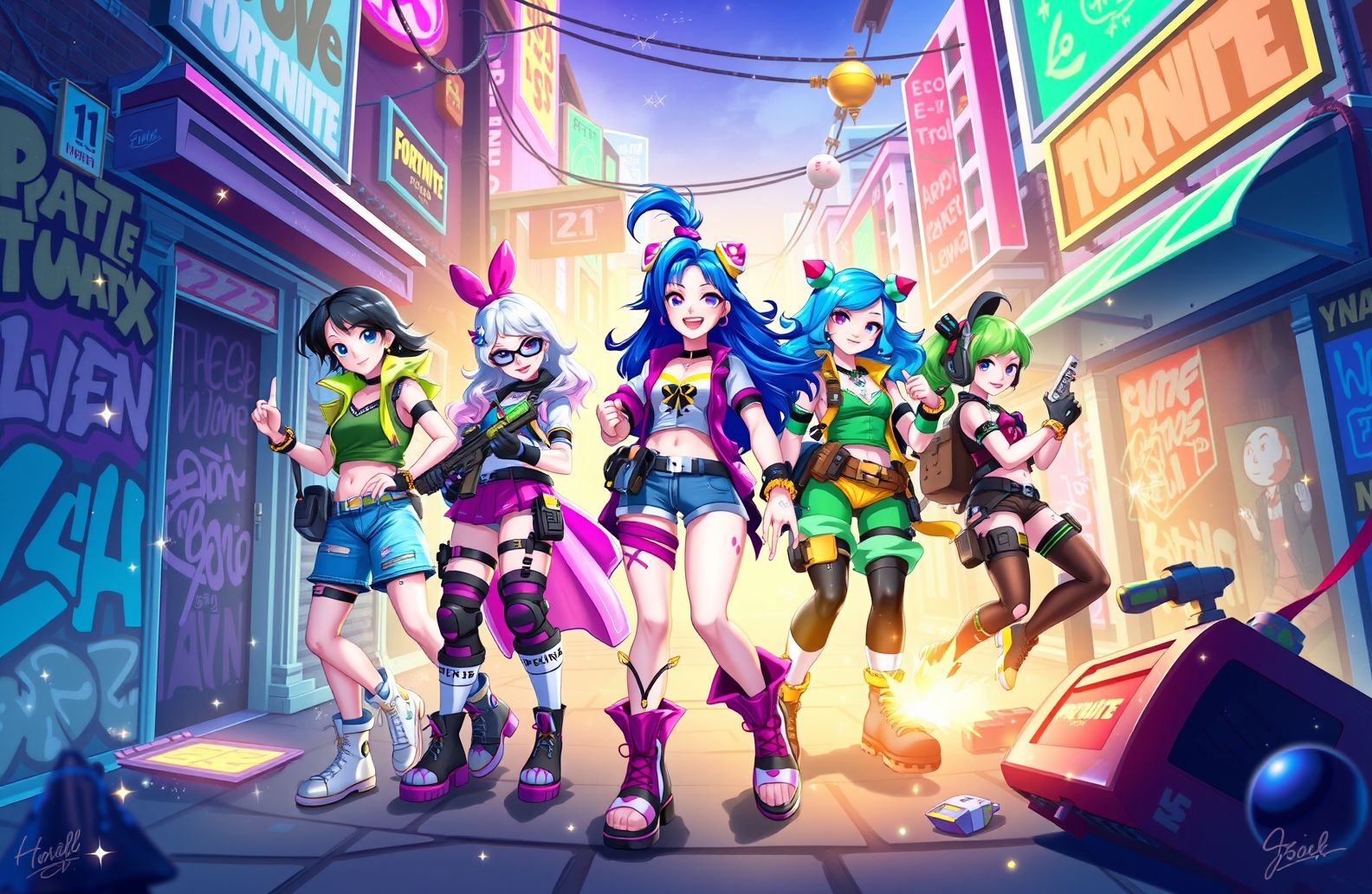 🔥 [40+] Fortnite Girls Wallpapers | WallpaperSafari