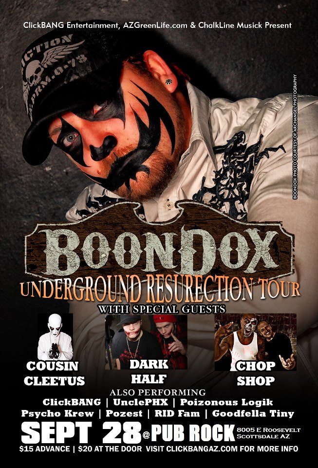 🔥 Free Download Boondox S Underground Resurrection Tour Scottsdale Az ...