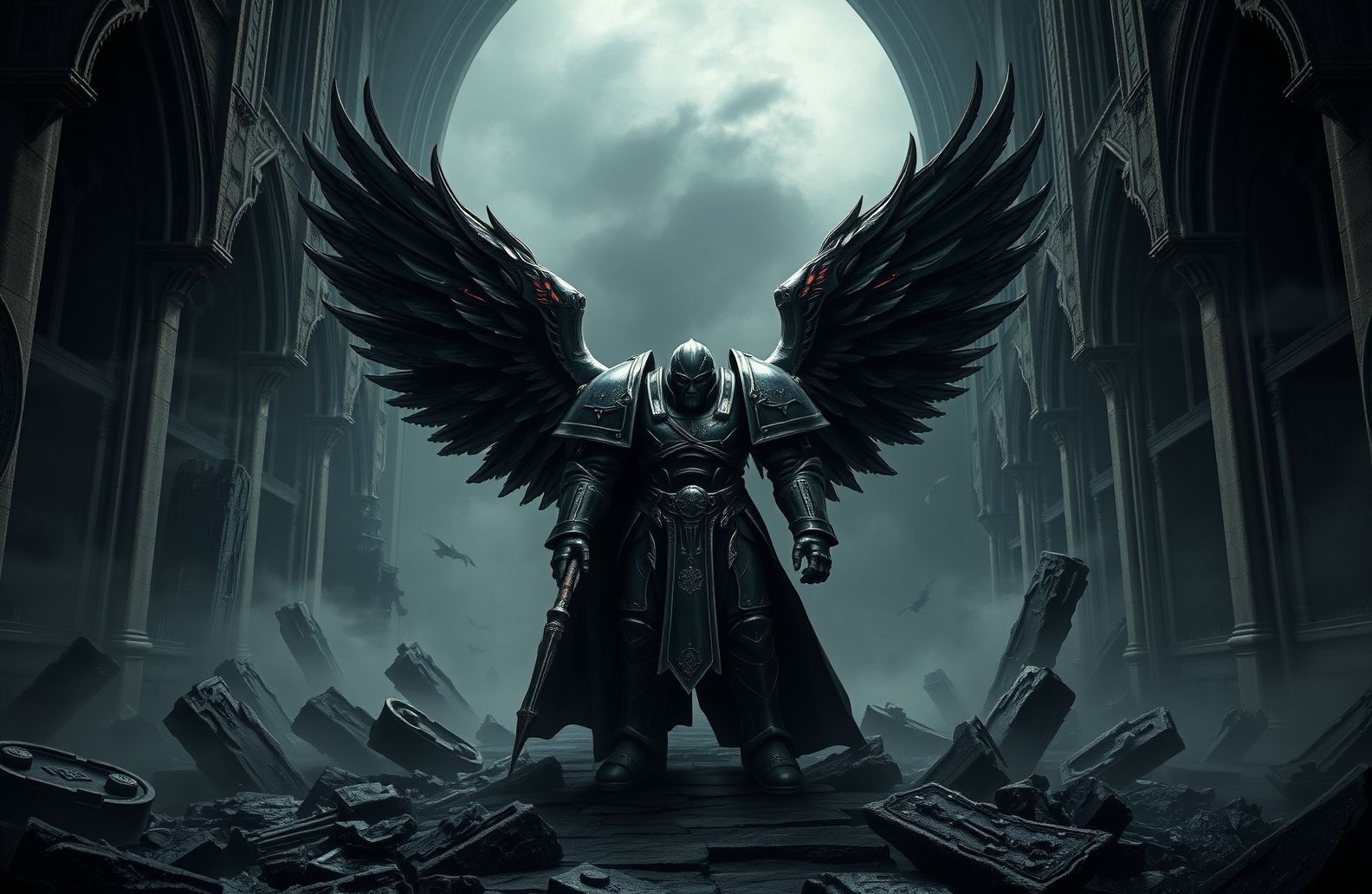 🔥 Free Download Dark Angels 40k Wallpaper by @geoffreyallen ...