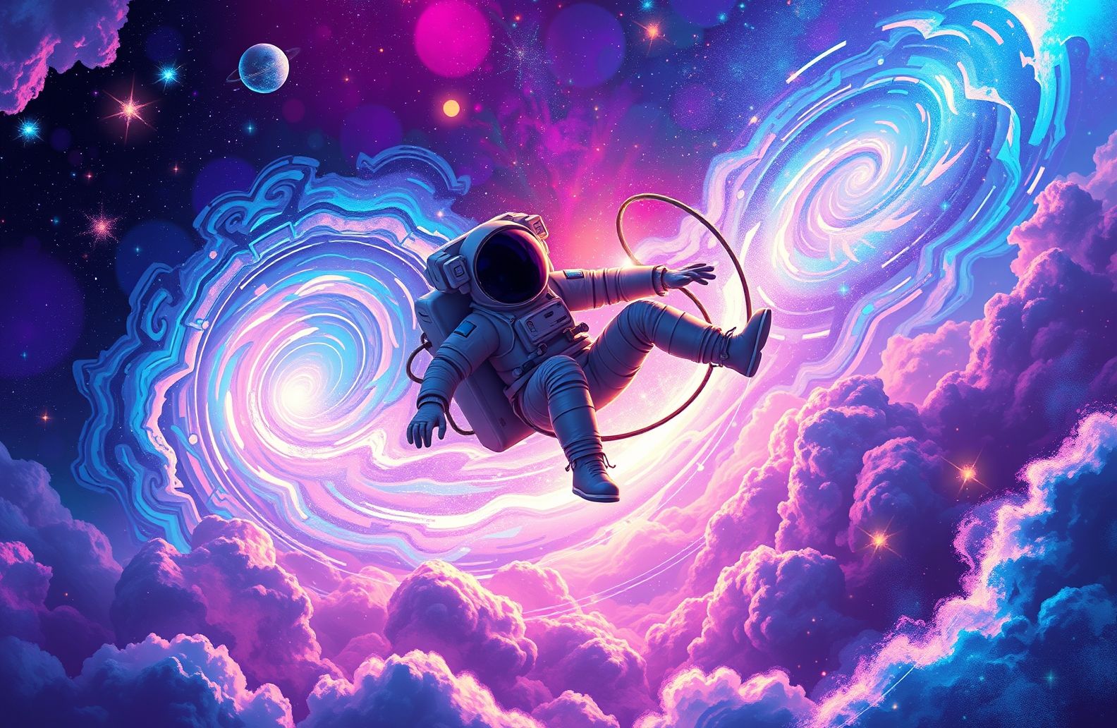 🔥 Free Download Psychedelic Astronaut Wallpaper by @jesseflores | WallpaperSafari