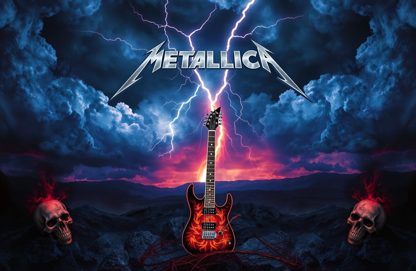 🔥 Free Download Metallica Ride The Lightning Wallpaper by @ryanf97 ...